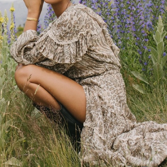 Spell | Dresses | Spell The Gypsy Collective Leopard Print Ada Gown ...